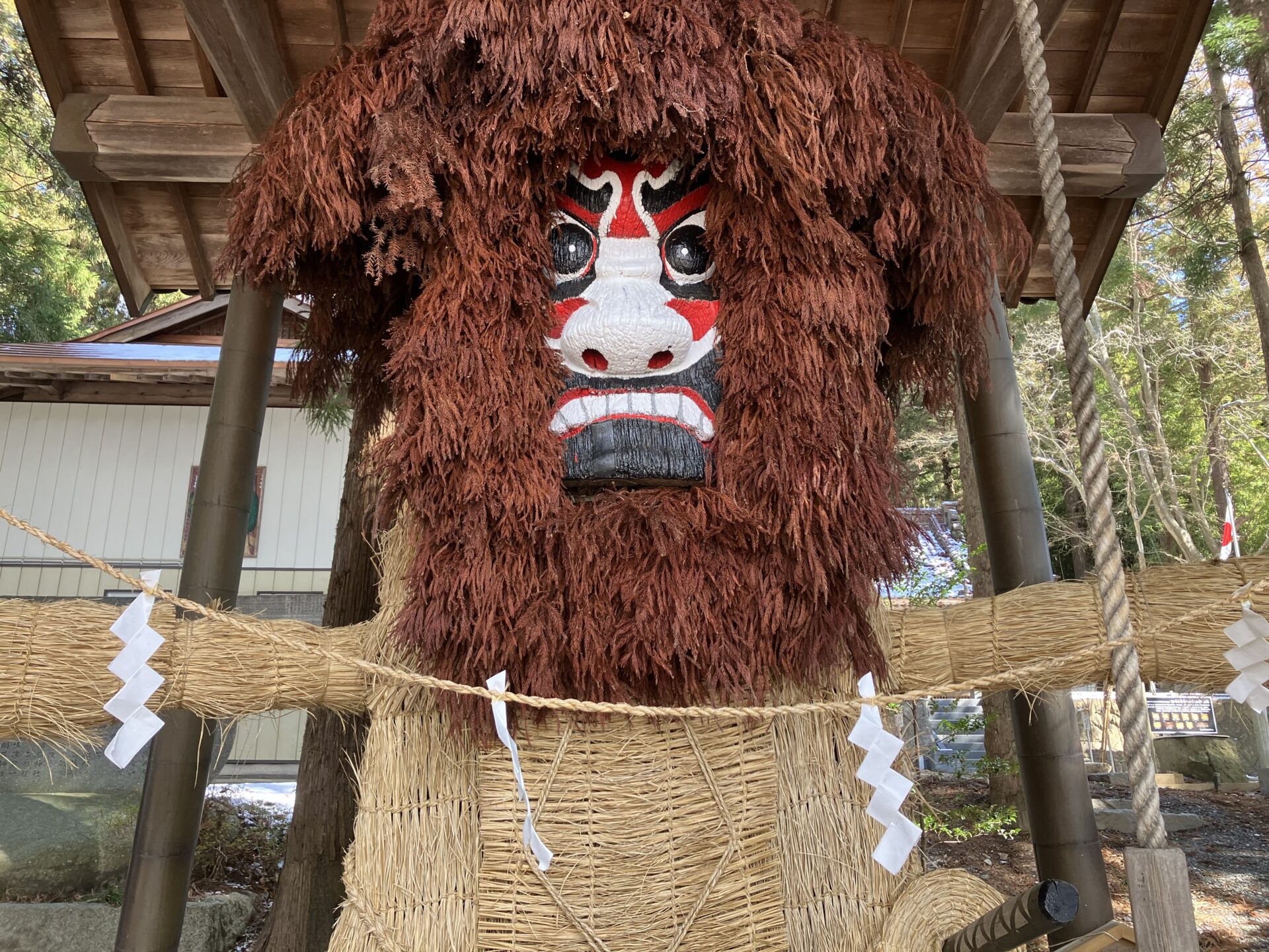 A large guardian deity imbued with wishes for good health and ...